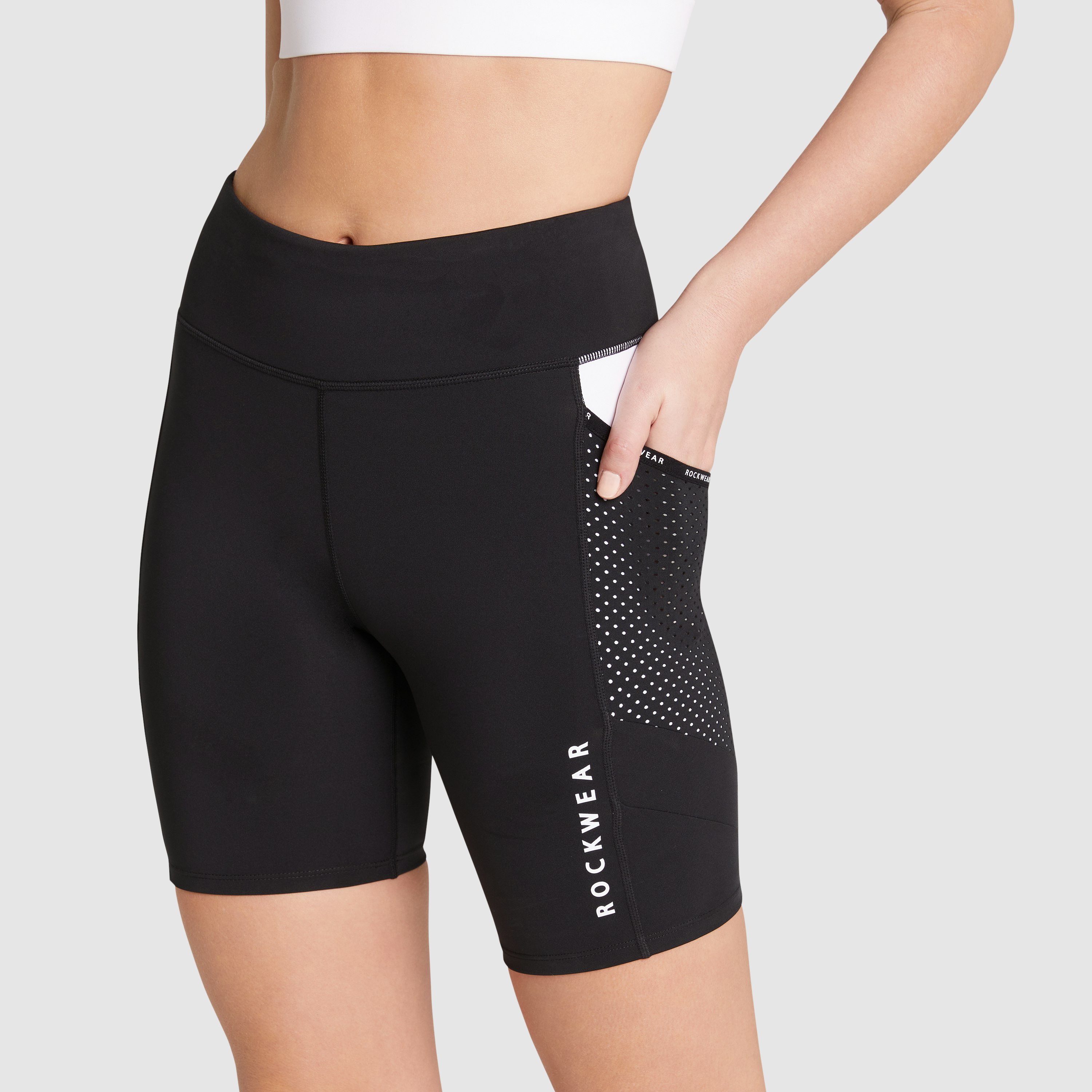 Black And White Speed Pocket Quad Bike Shorts | Women's Bottom ...