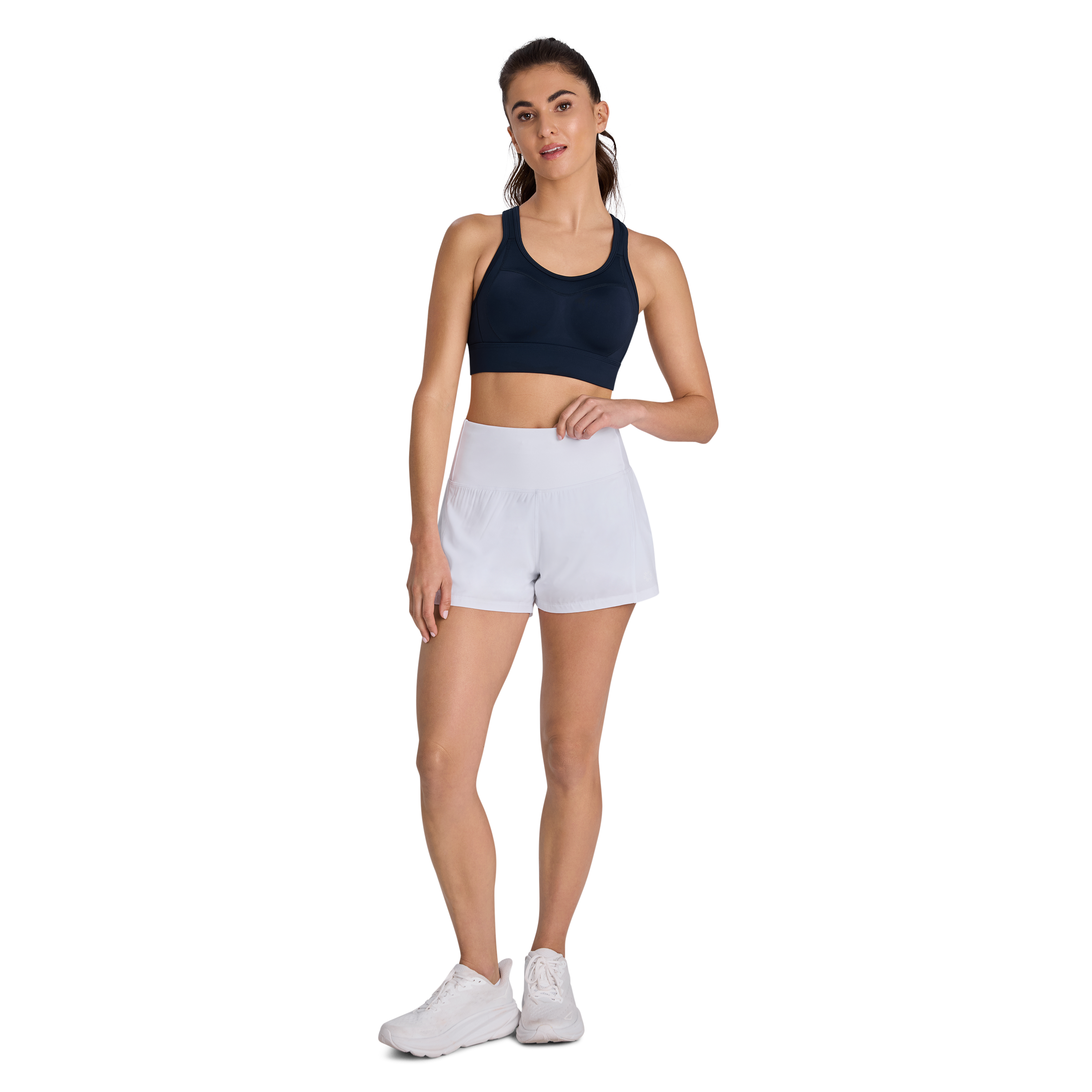 White Speed Up Run Shorts | Women's Bottom | Rockwear AU