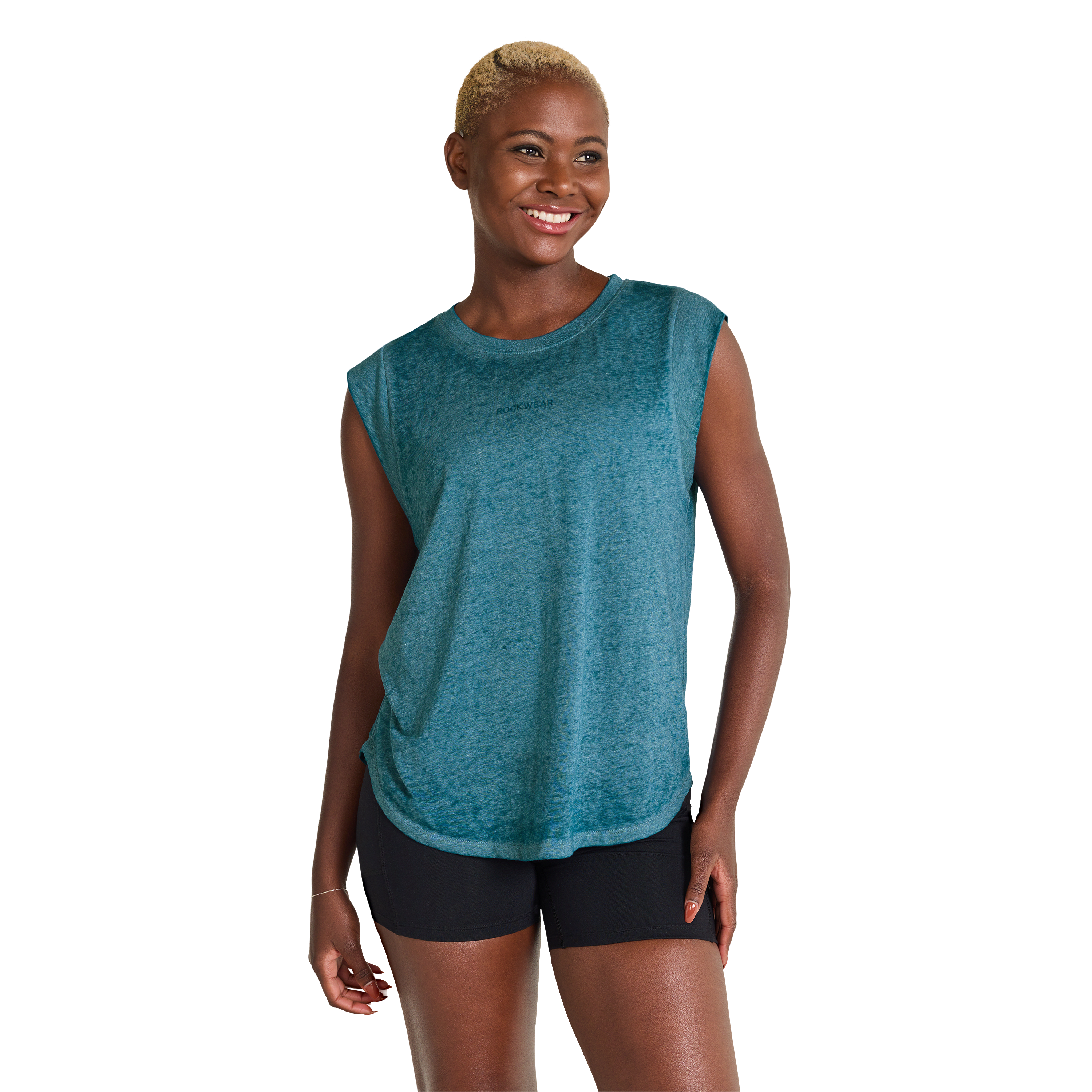 Black Evoke Tank | Women's Tops | Rockwear AU