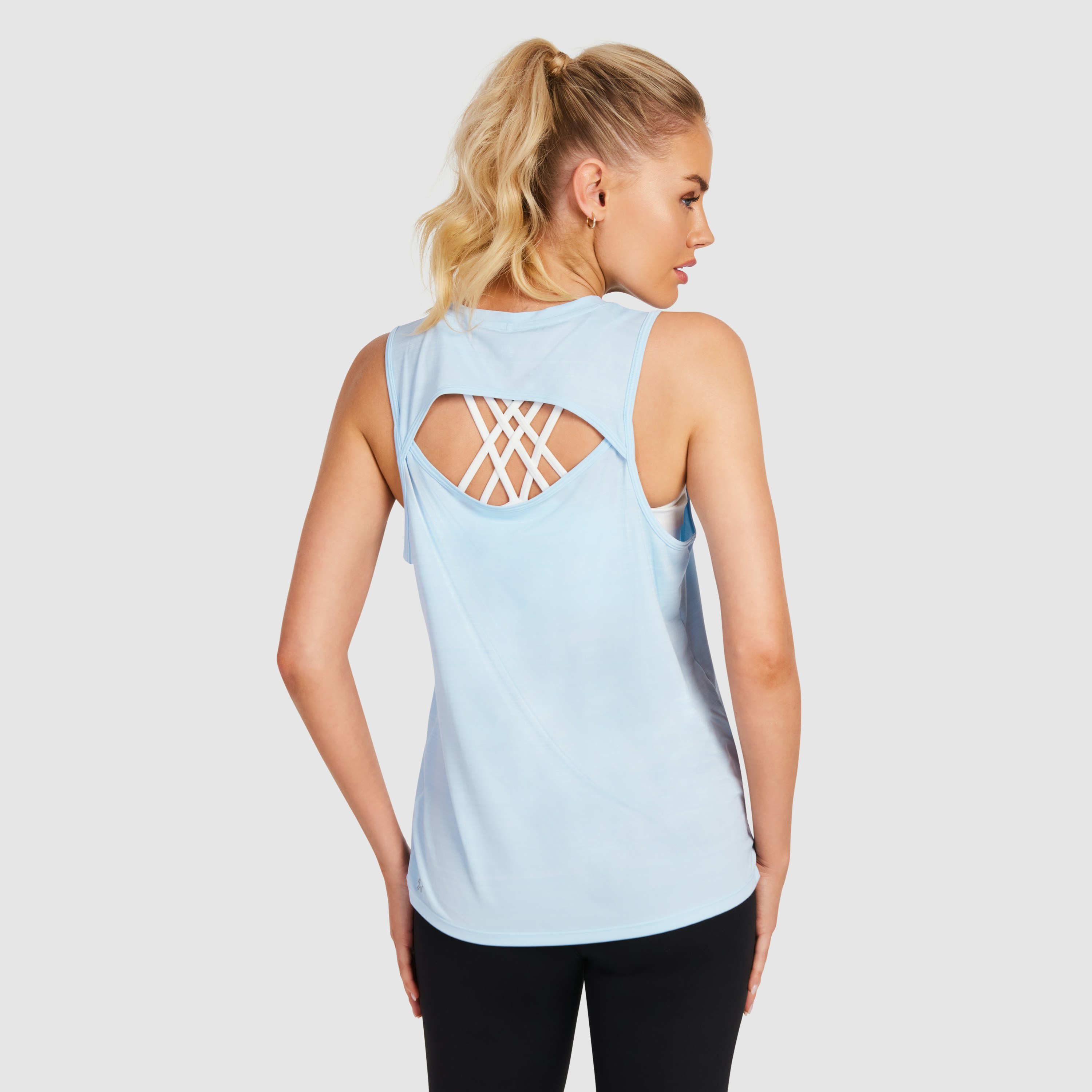 Baby Blue Easy Breezy Tank | Women's Tops | Rockwear AU