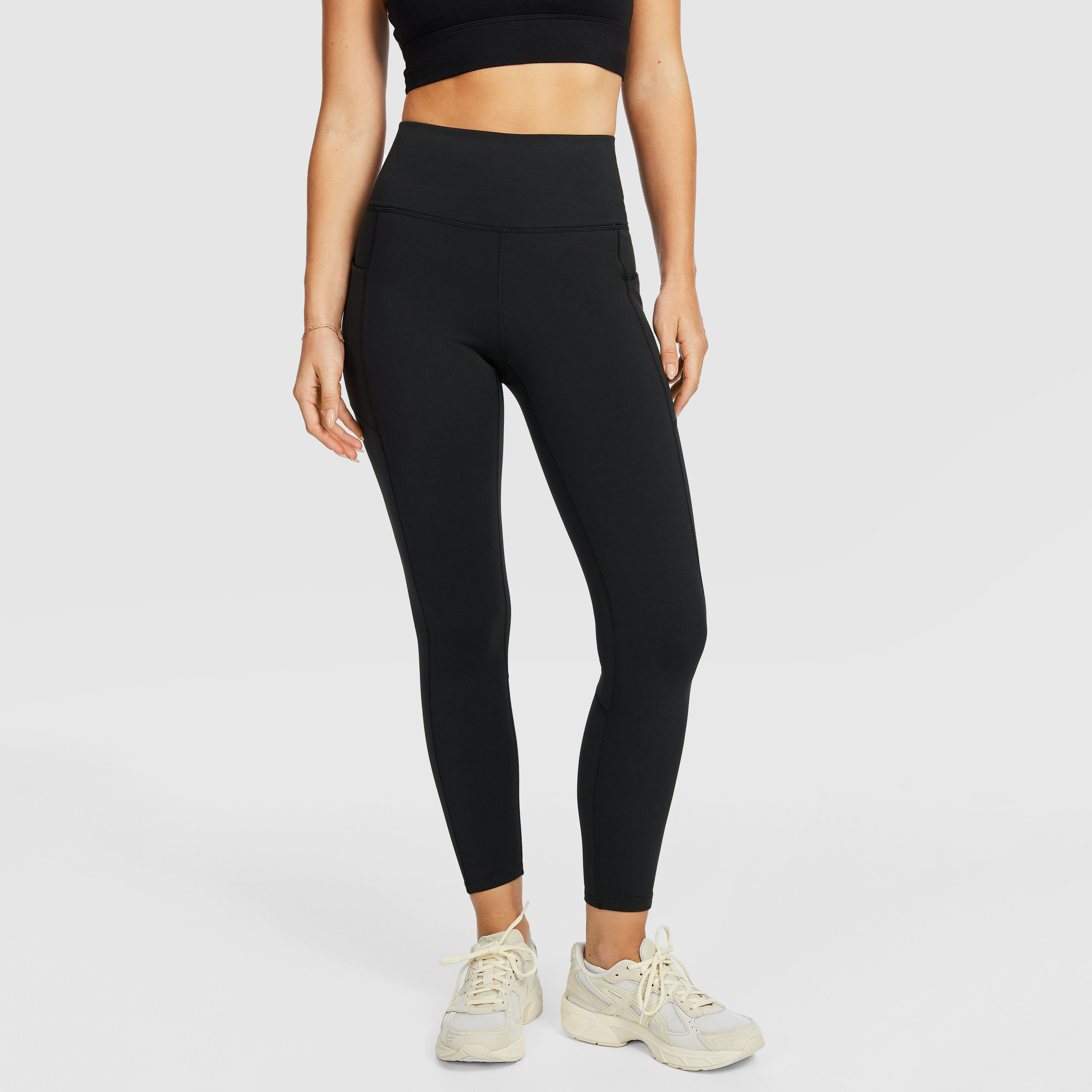 Black Thermal Pocket Full Length Tight | Women's Bottom | Rockwear AU