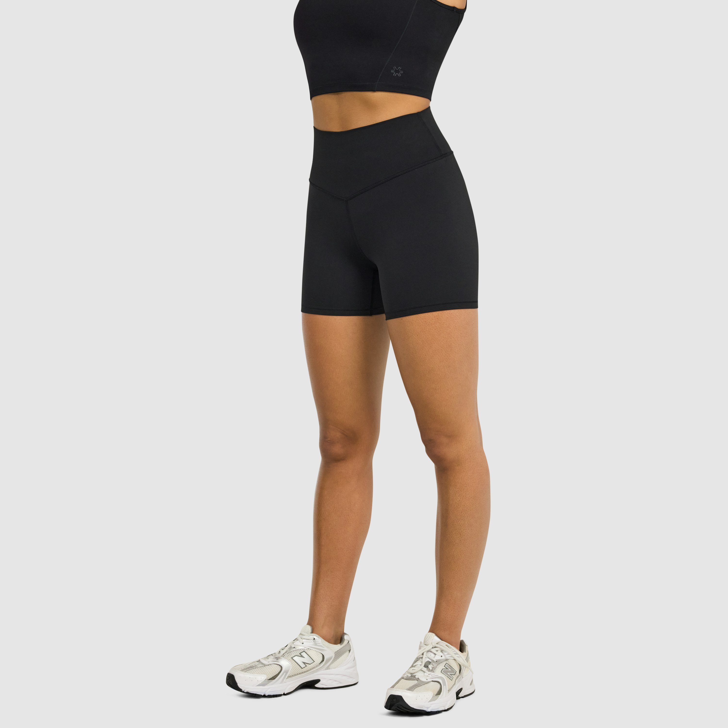 Black Base One Mid Thigh Bike Shorts | Women's Bottom | Rockwear AU