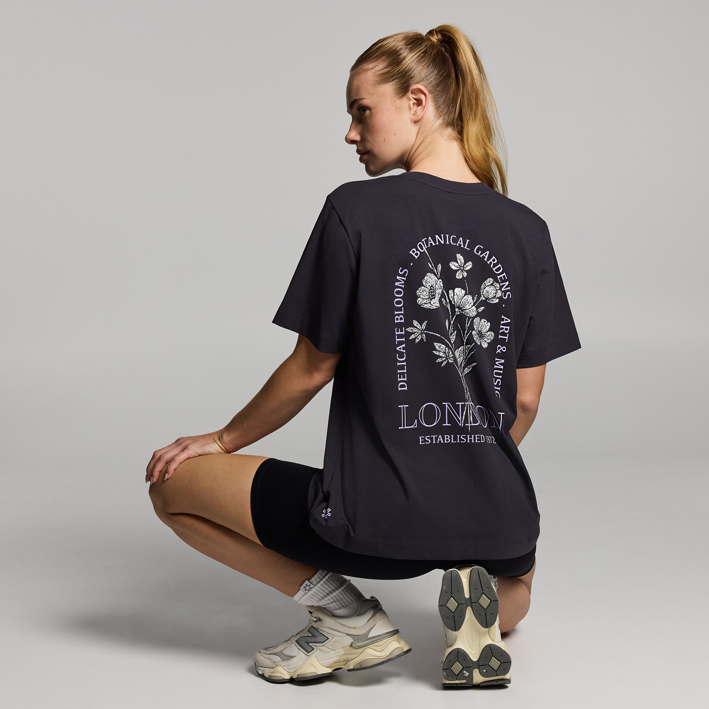 Dark Grey Graphic Tee | Women's Tops | Rockwear AU